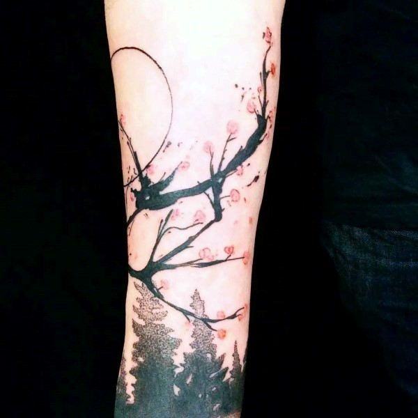 Kirschblute Bedeutung Tattoo