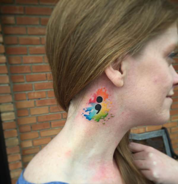 80 Semikolon-Tattoos: Geschichte, Bedeutung und Design