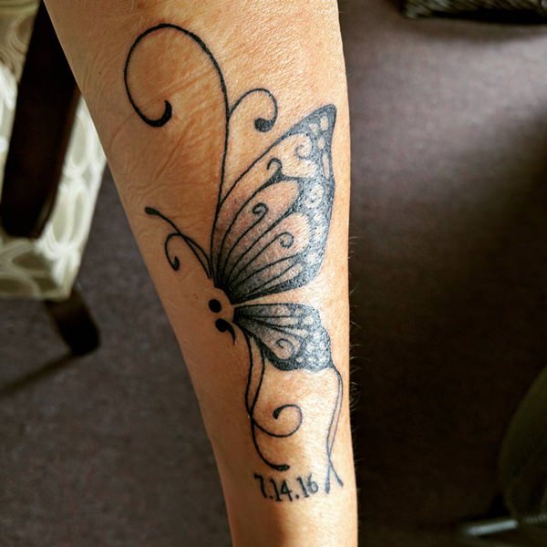 80 Semikolon-Tattoos: Geschichte, Bedeutung und Design