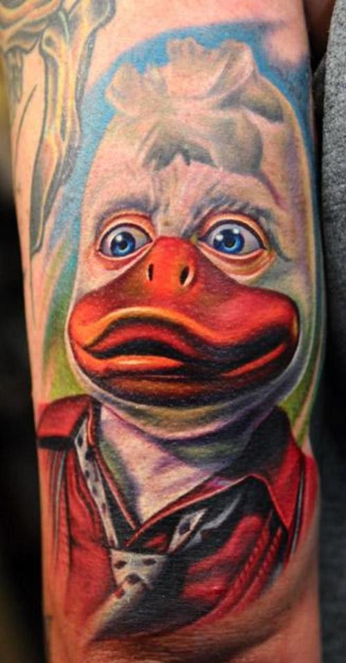 105 Tätowierungen von Enten (mit Bedeutung)