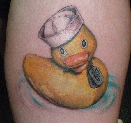 105 Tätowierungen von Enten (mit Bedeutung)