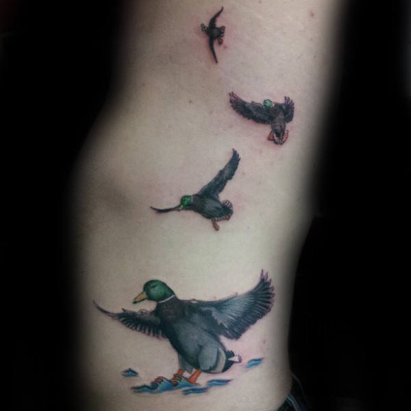 105 Tätowierungen von Enten (mit Bedeutung)