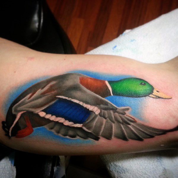 105 Tätowierungen von Enten (mit Bedeutung)