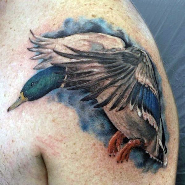 105 Tätowierungen von Enten (mit Bedeutung)