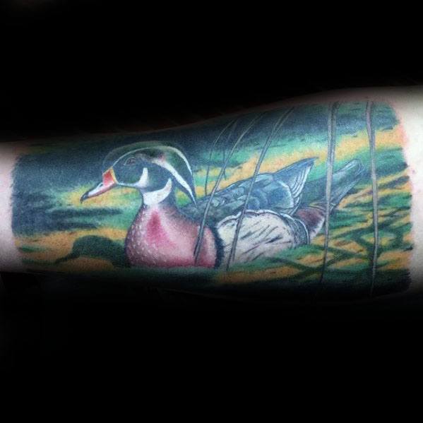 105 Tätowierungen von Enten (mit Bedeutung)