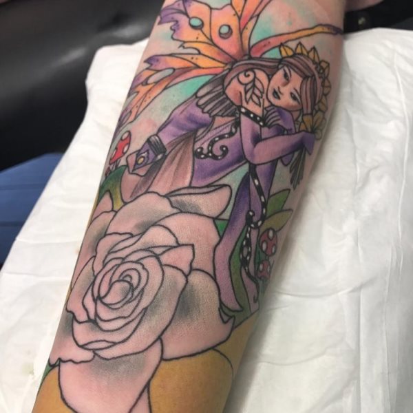 120 Tätowierungen von Feen (mit Bedeutung)