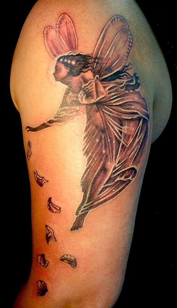 120 Tätowierungen von Feen (mit Bedeutung)