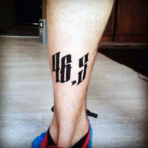 110 Zahlen-Tattoos (mit der Bedeutung)