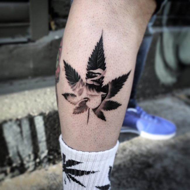 75 Cannabis- und Mary-Leaf-Tattoos und ihre Bedeutung