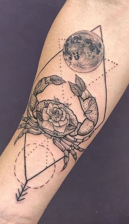 Erstaunlich Krebs Tattoo Vorlagen Fotos