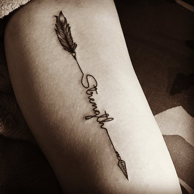 66 Arrow Tattoos (with their meanings)