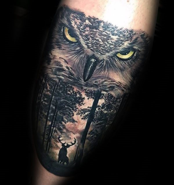 100 Tatouages de forêt (Et leur signification)