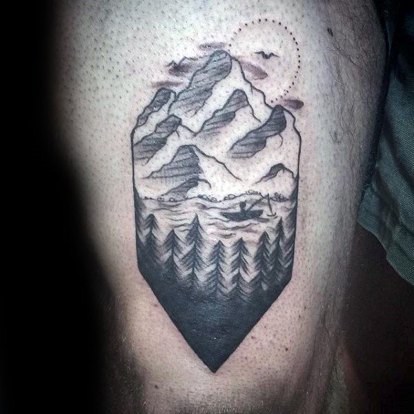 100 Tatouages de forêt (Et leur signification)