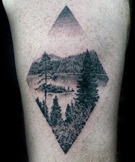 100 Tatouages de forêt (Et leur signification)