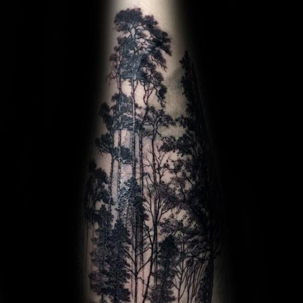 100 Tatouages de forêt (Et leur signification)