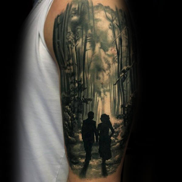 100 Tatouages de forêt (Et leur signification)