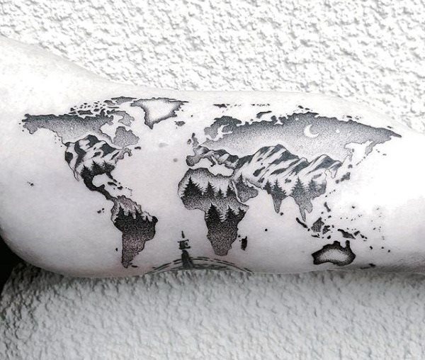 100 Tatouages de forêt (Et leur signification)