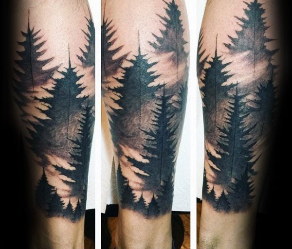 100 Tatouages de forêt (Et leur signification)