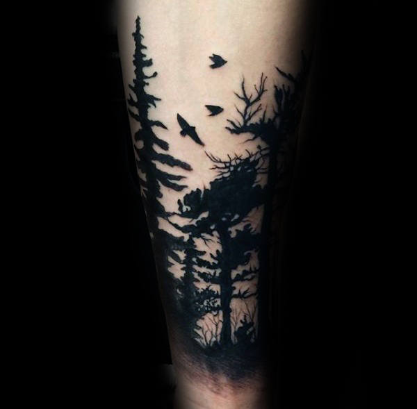 100 Tatouages de forêt (Et leur signification)