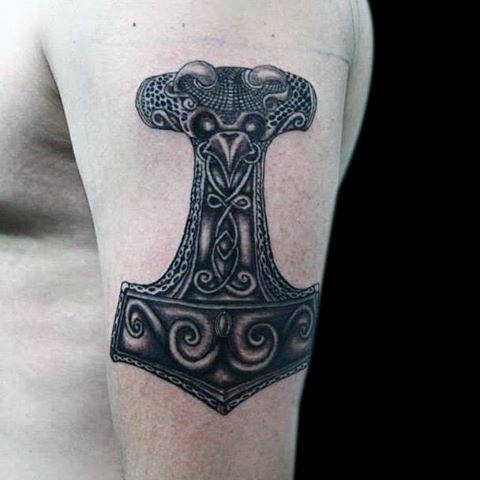 Tatouage Marteau De Thor