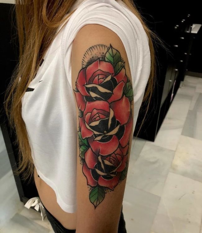 110 Tatouages de roses. Signification et dessins