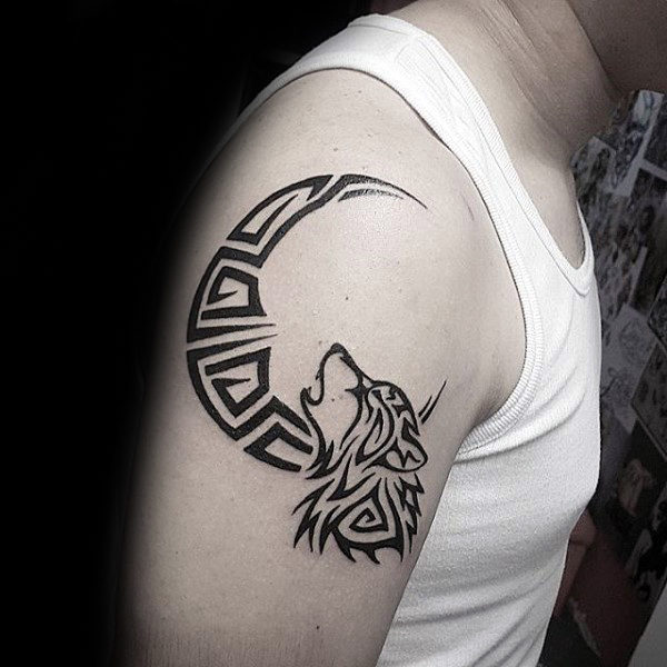 55 Tatouages de LOUP TRIBAL (Et leur signification)