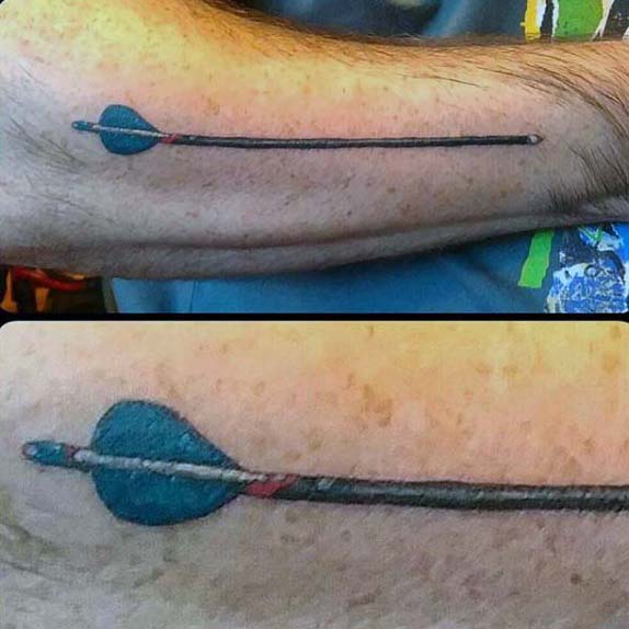 49 Tatouages d'arcs, de flèches et d'archers (Et leur signification)