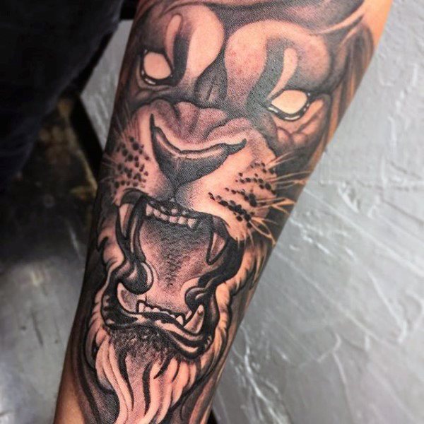 76 Tatuaggi con i leoni (con significato)