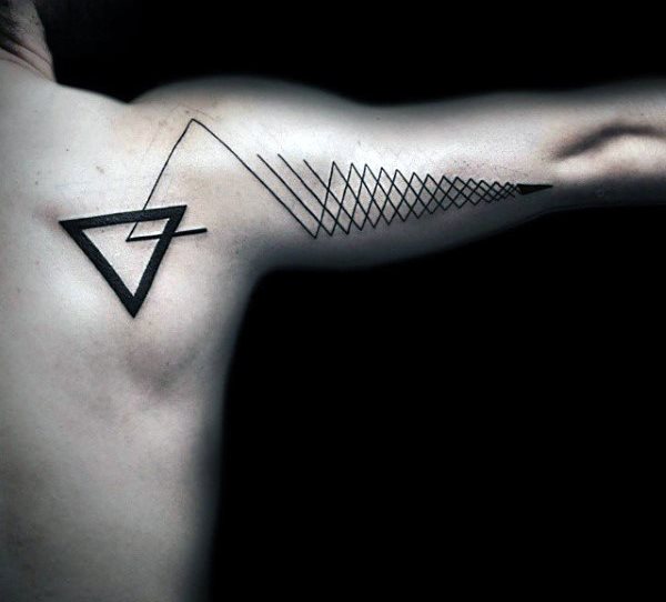 90 Tatuaggi con i triangoli (con significato)
