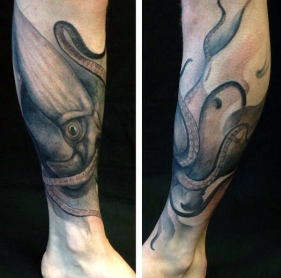 100 Tatuaggi con i calamari (con significato)