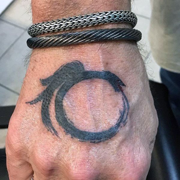 70 Tatuaggi con il simbolo dell'uroboro (Ouroboros)