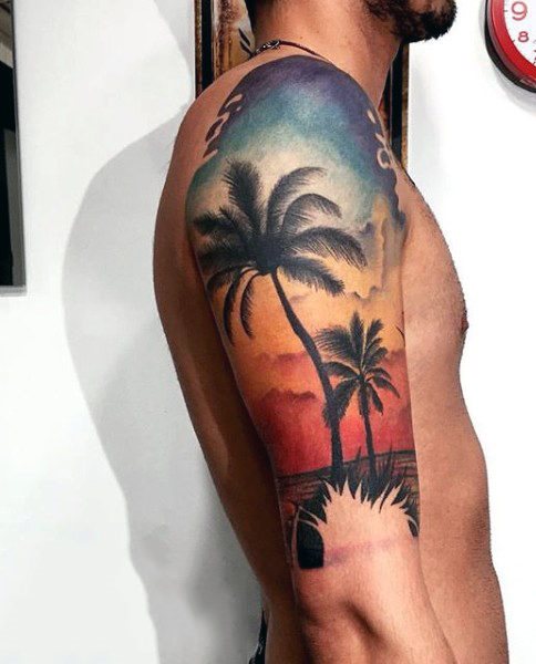 80 Tatuaggi con la spiaggia (con significato)