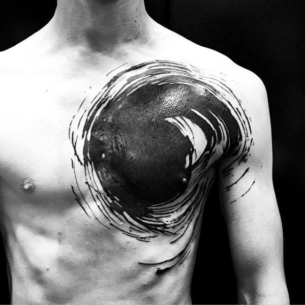 60 Tatuaggi raffiguranti l'Enso, il cerchio zen (con significato)