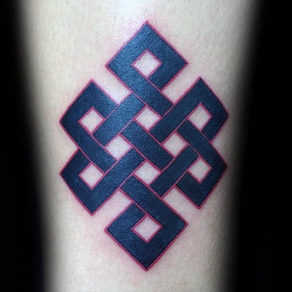 47 Tatuaggi con il nodo infinito, simbolo buddista