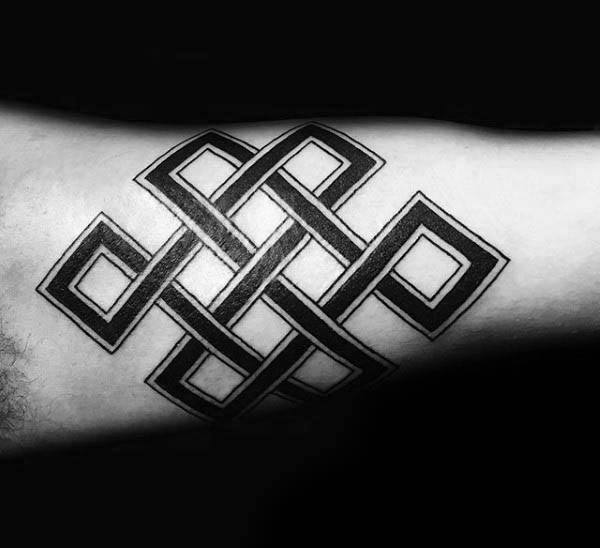 47 Tatuaggi con il nodo infinito, simbolo buddista