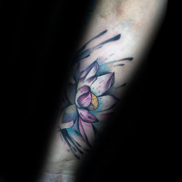 95 de tatuaje cu floare de LOTUS (cu semnificația lor)